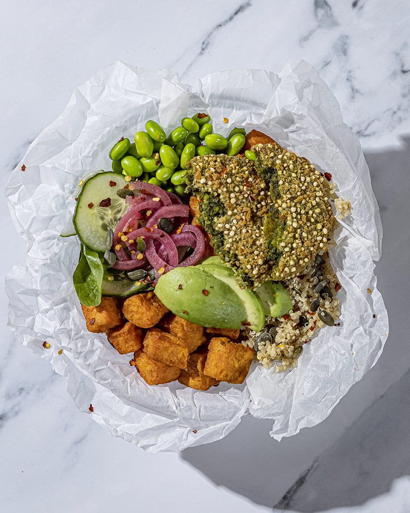 Kale & Quinoa Poke Bowl | Strong Roots