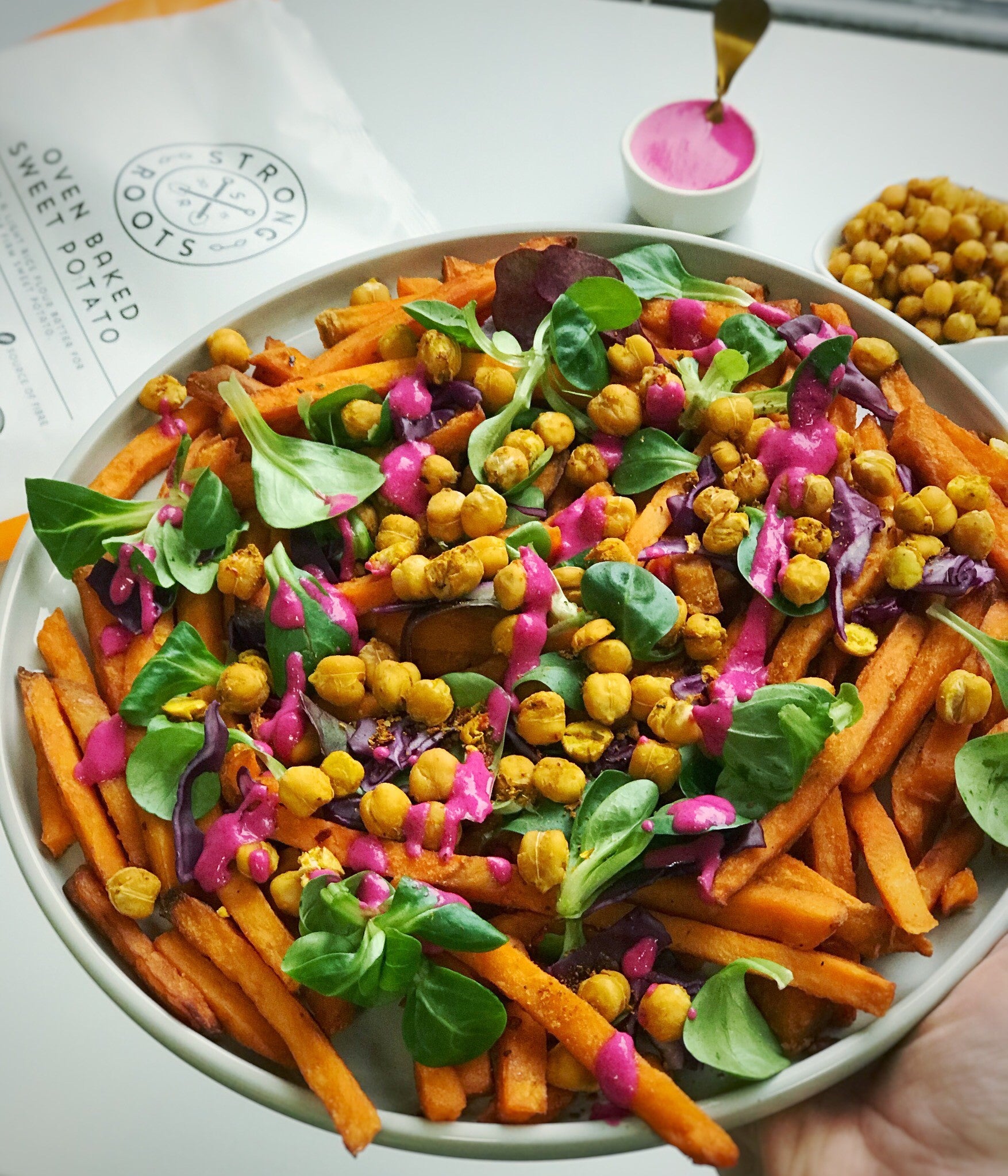 Sweet Potato & Chickpea Bowl | Strong Roots