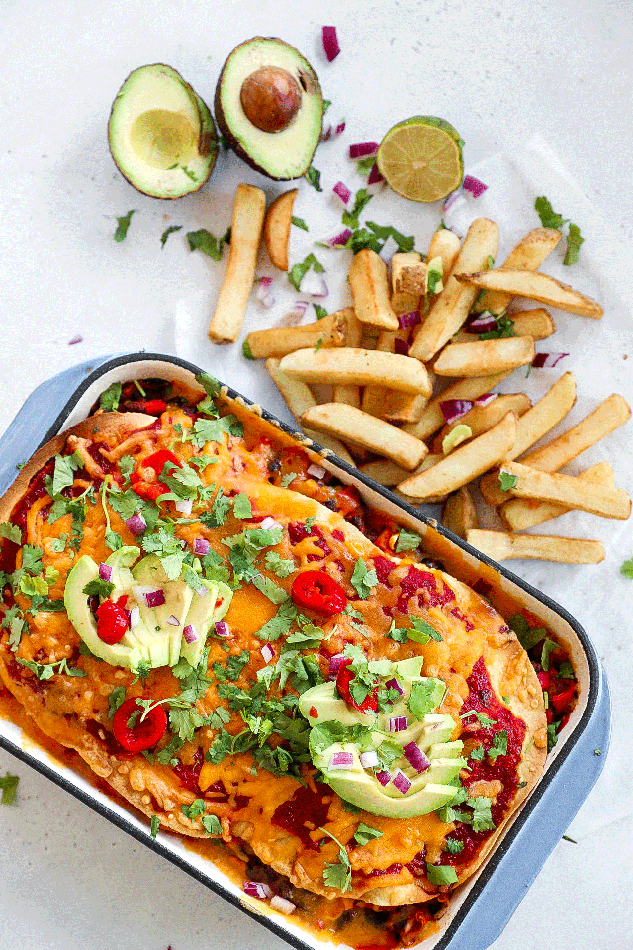Easy Enchilada bake by Roz Purcell | Strong Roots