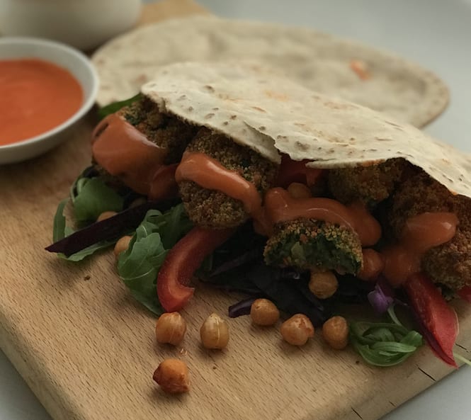 Falafel Pitta Bread | Strong Roots