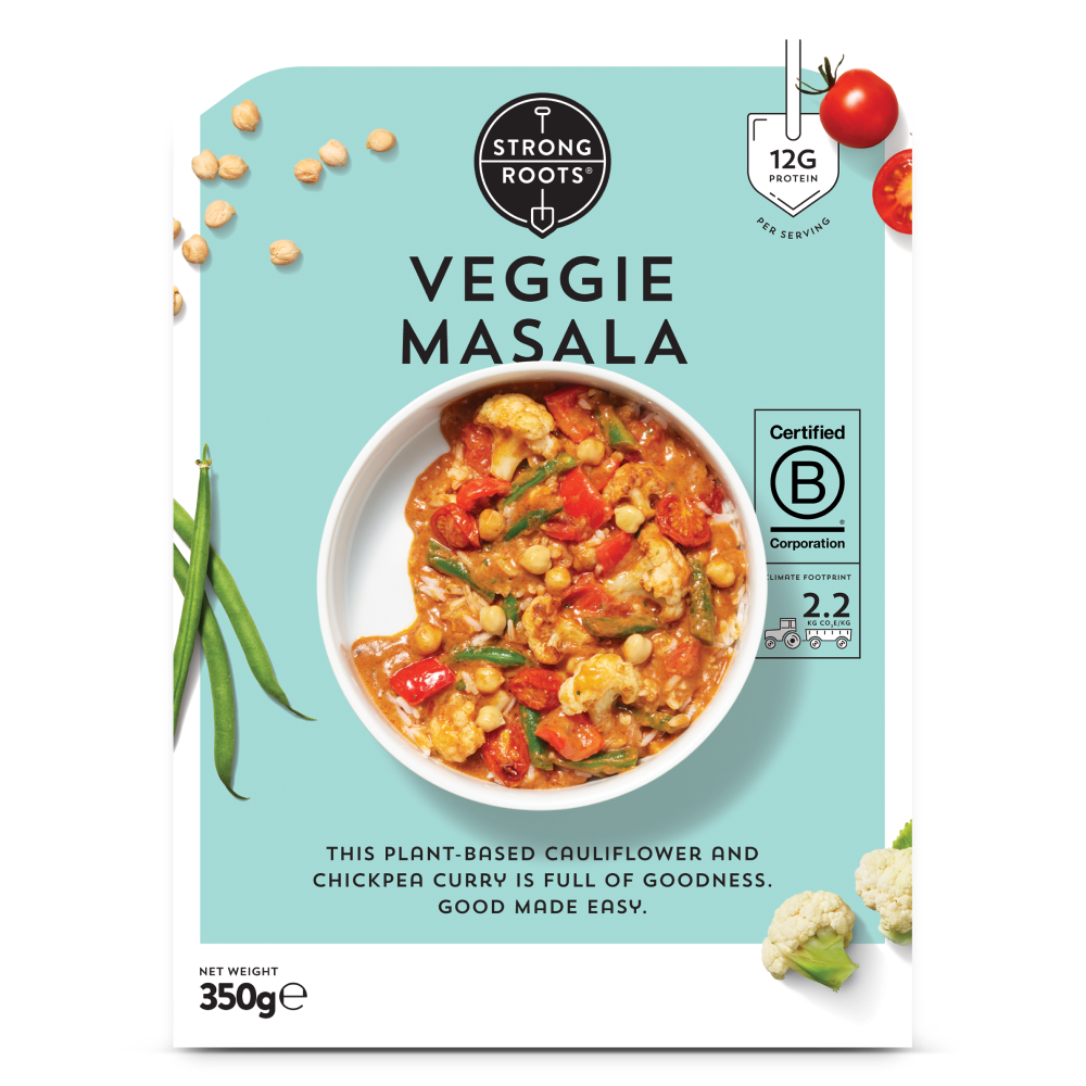 Veggie Masala | Vegan & Frozen that's Good Made Easy | Strong Roots